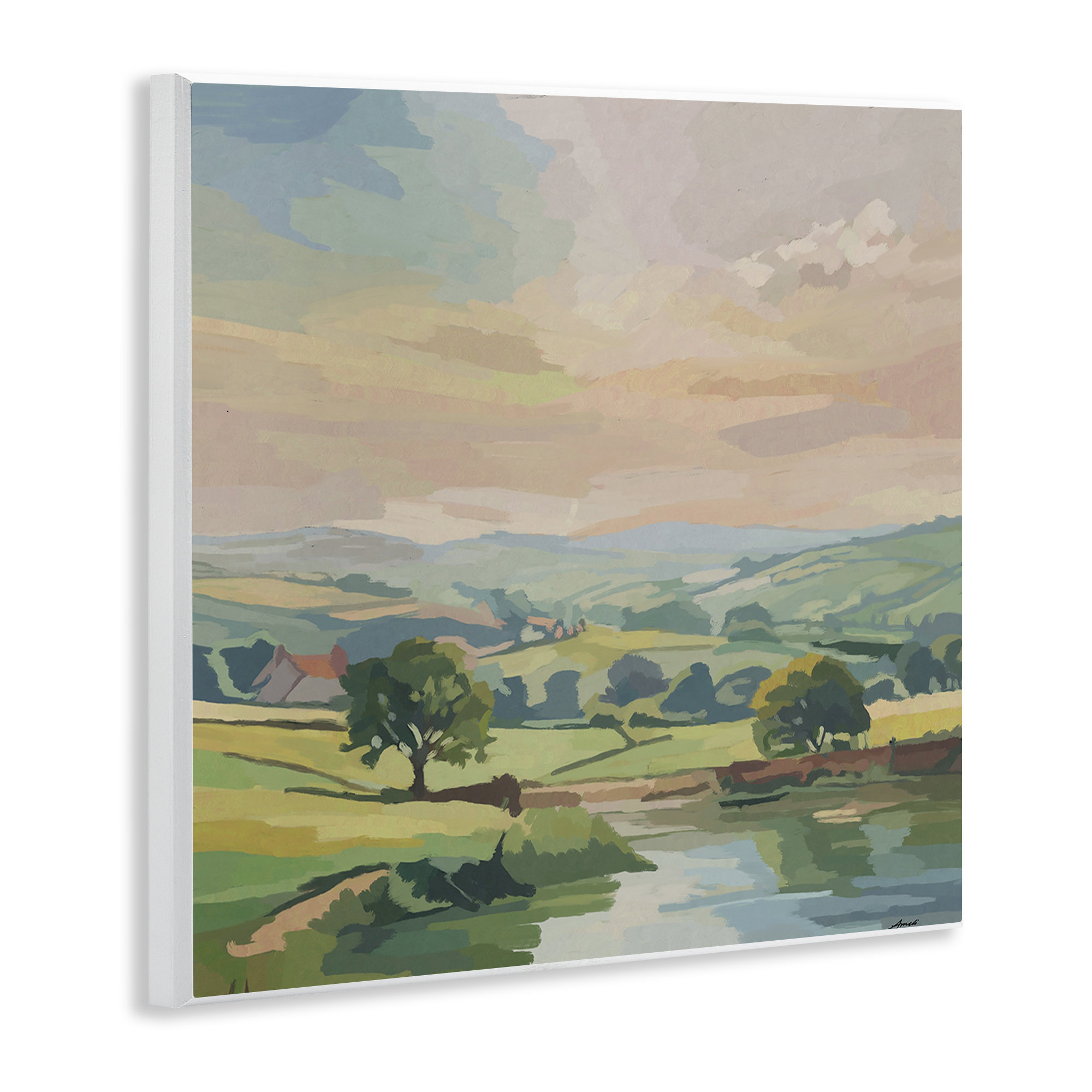 Ophelia & Co. Midwestern Countryside Landscape Wall Plaque Art, design ...