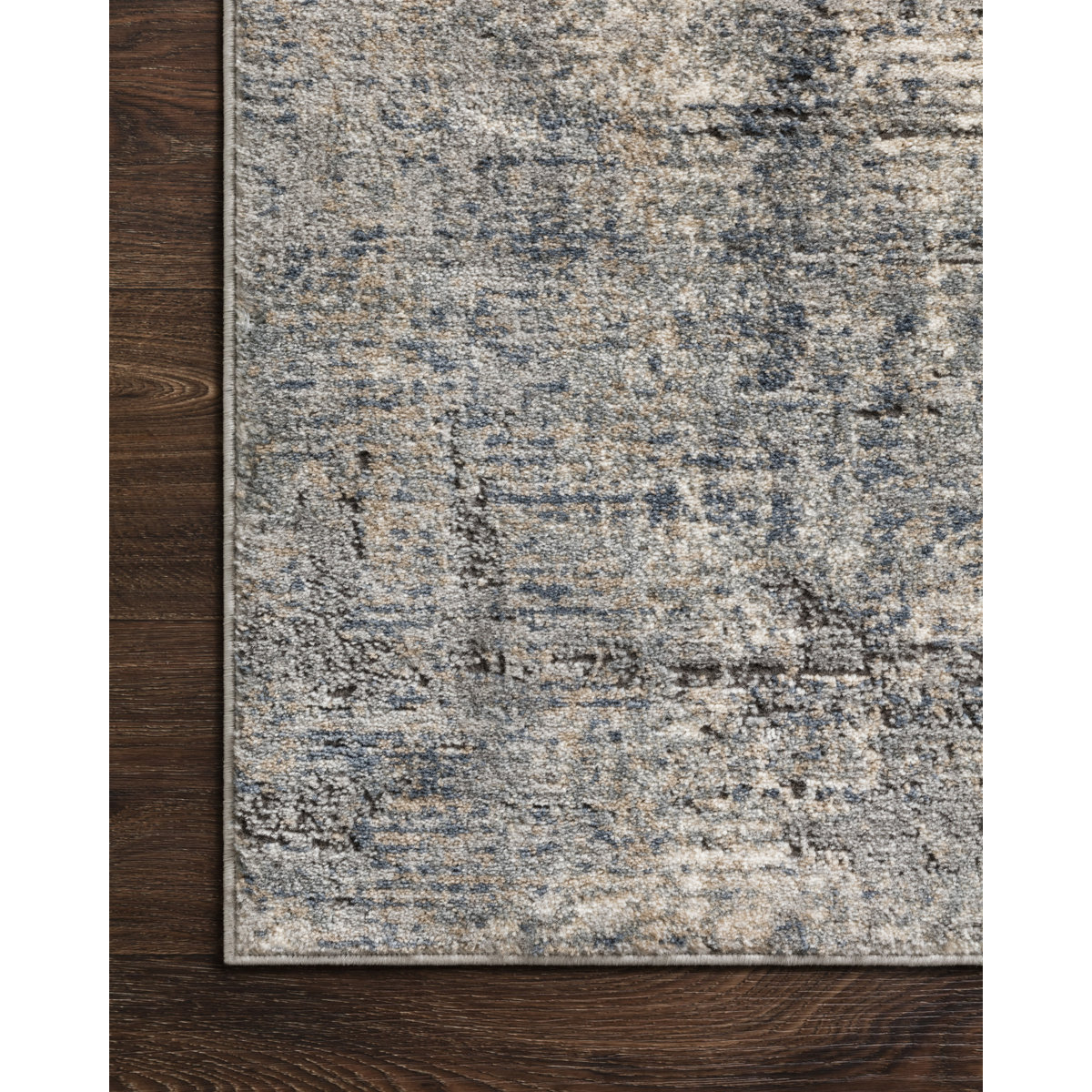 Williston Forge Eleanore Denim/Slate Area Rug & Reviews | Wayfair