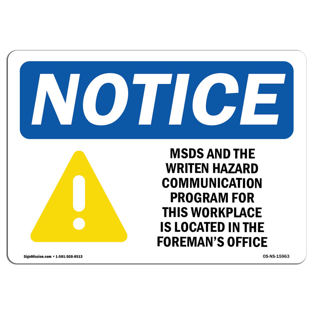 Msds Sign