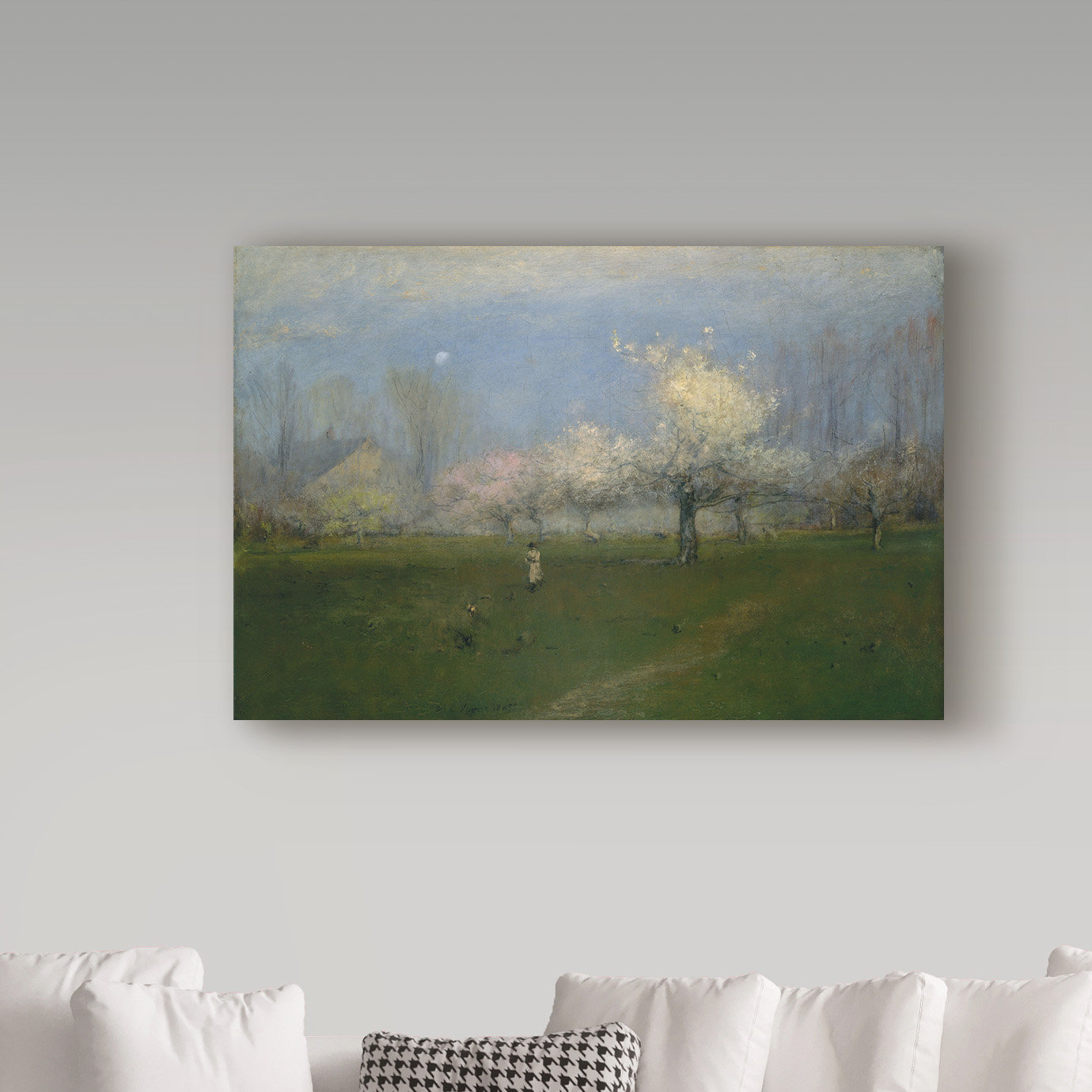 Trademark Fine Art 'Spring Blossoms Montclair, New Jersey 1891' Oil ...