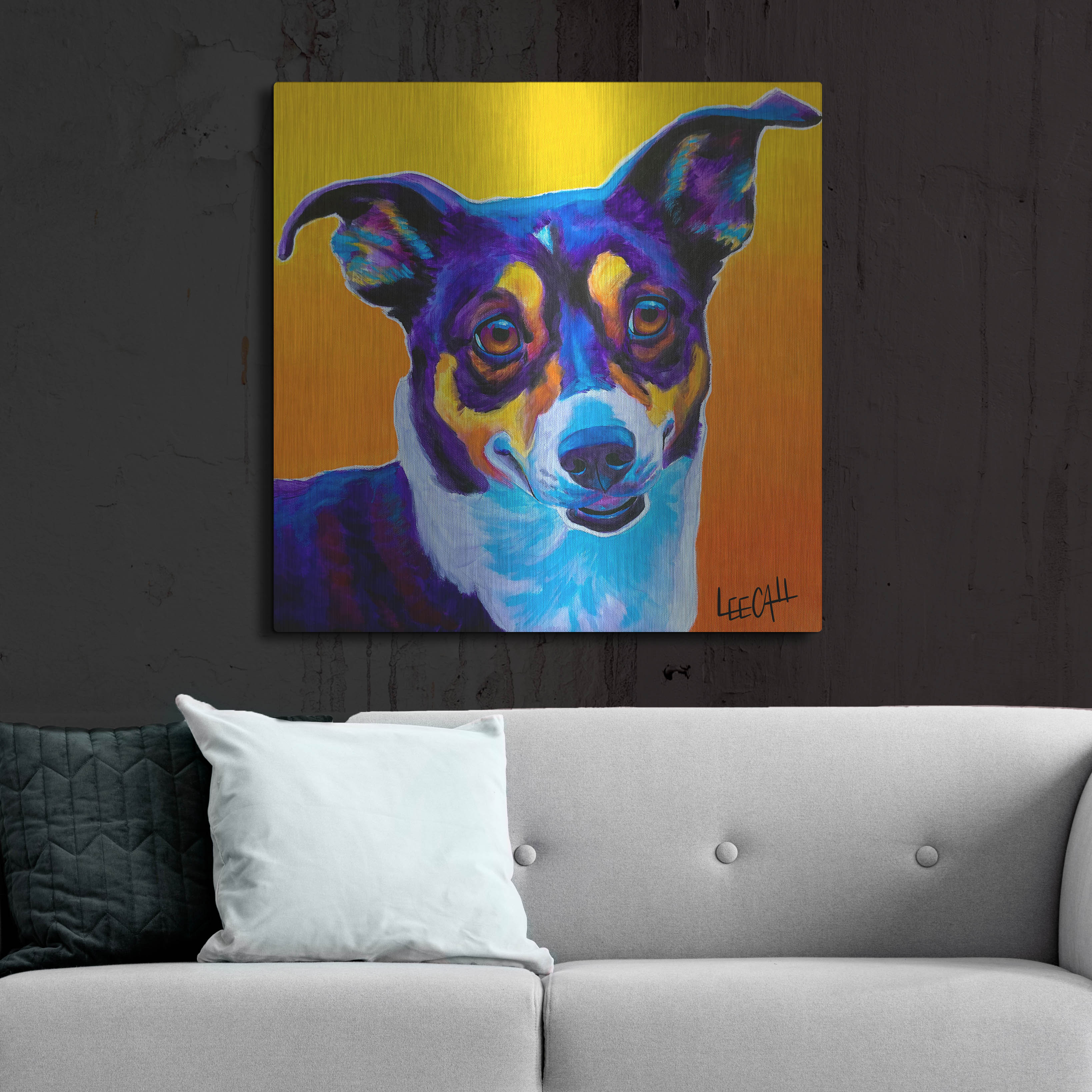 Lark Manor™ " Luxe Metal Art 'Robert'' By Dawg Painter, Metal Wall Art ...