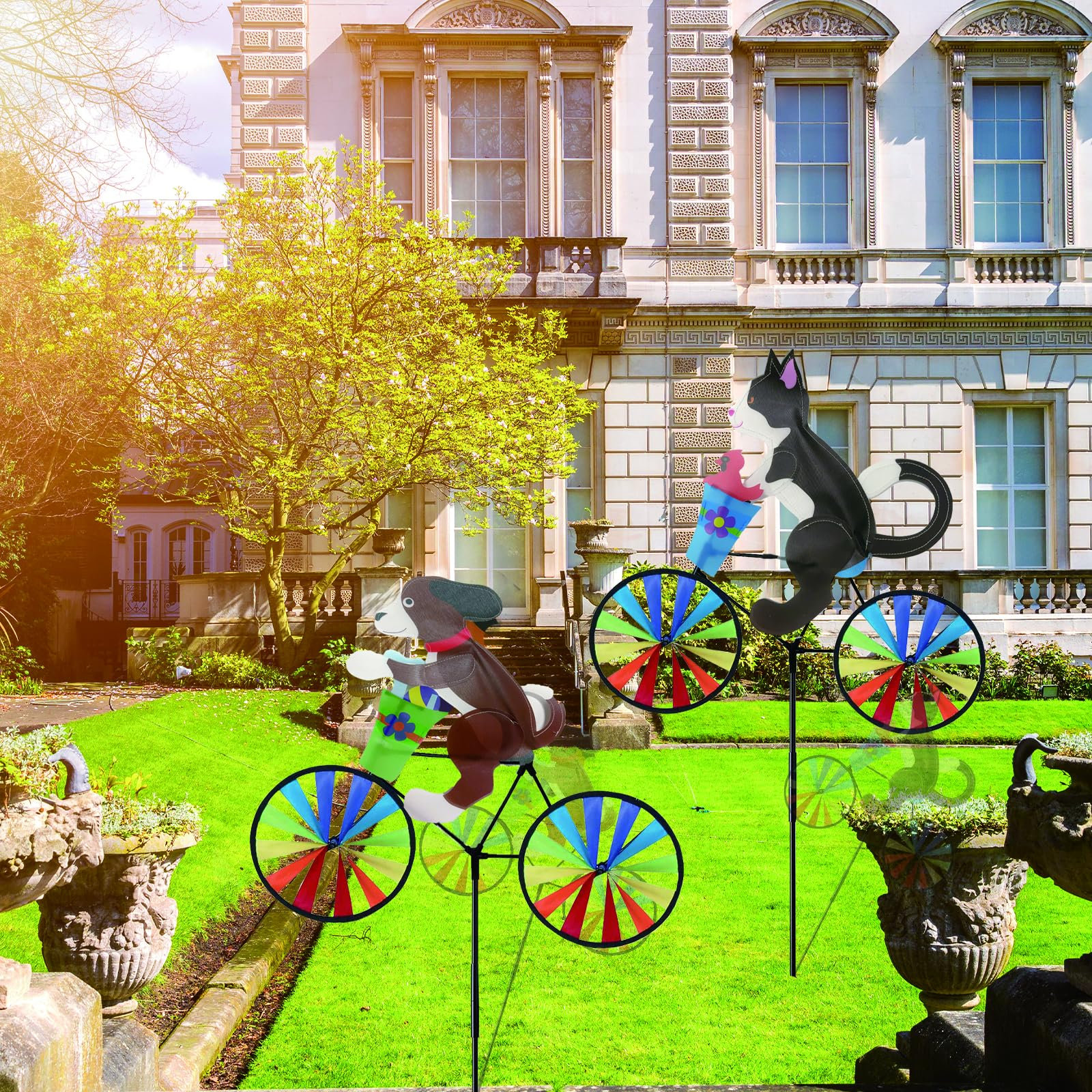 Arlmont & Co. 2 Pack 20 Inches Animal Bike Spinners Decoration ...