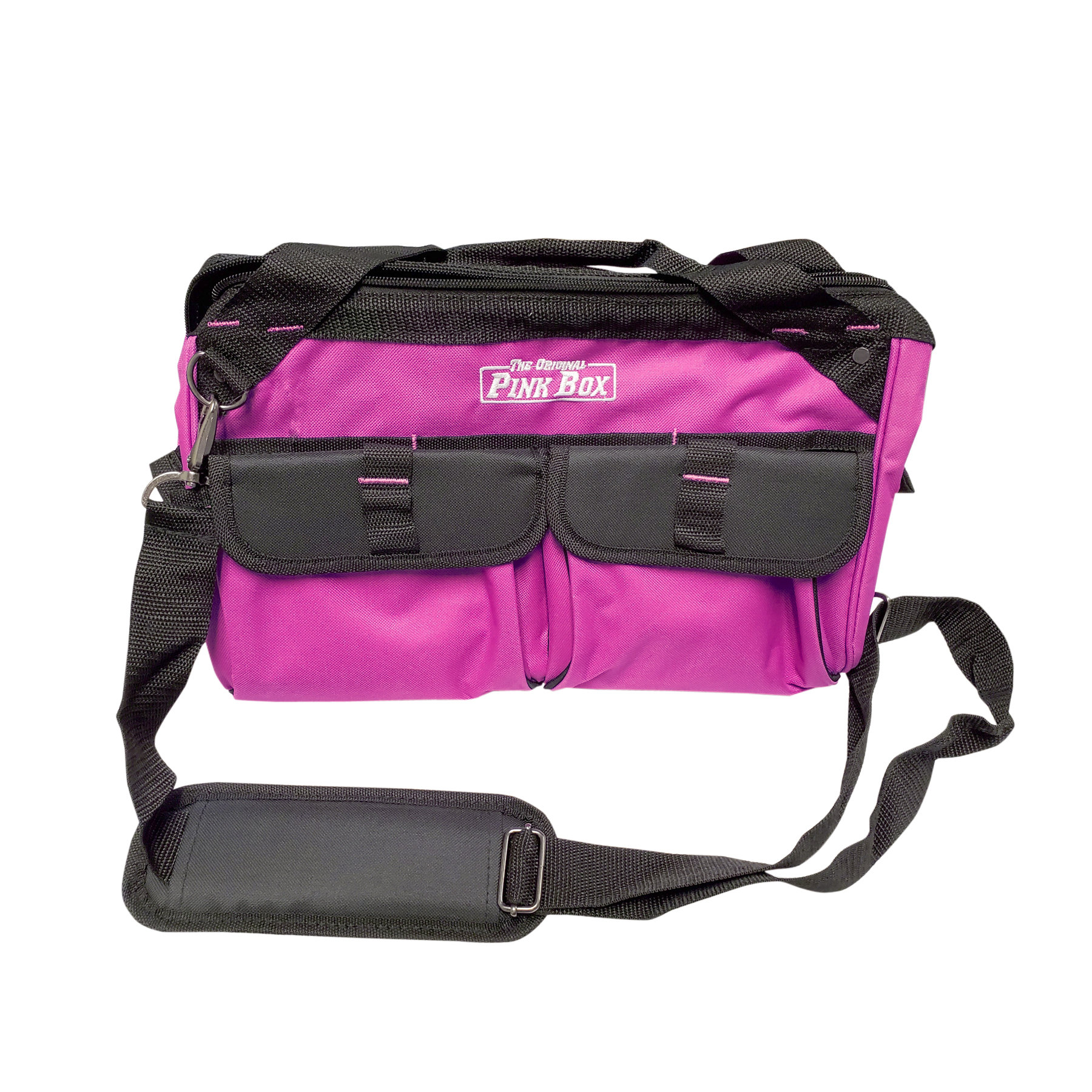 The Original Pink Box 15" Multi-Purpose Bag with Zipper and Shoulder ...