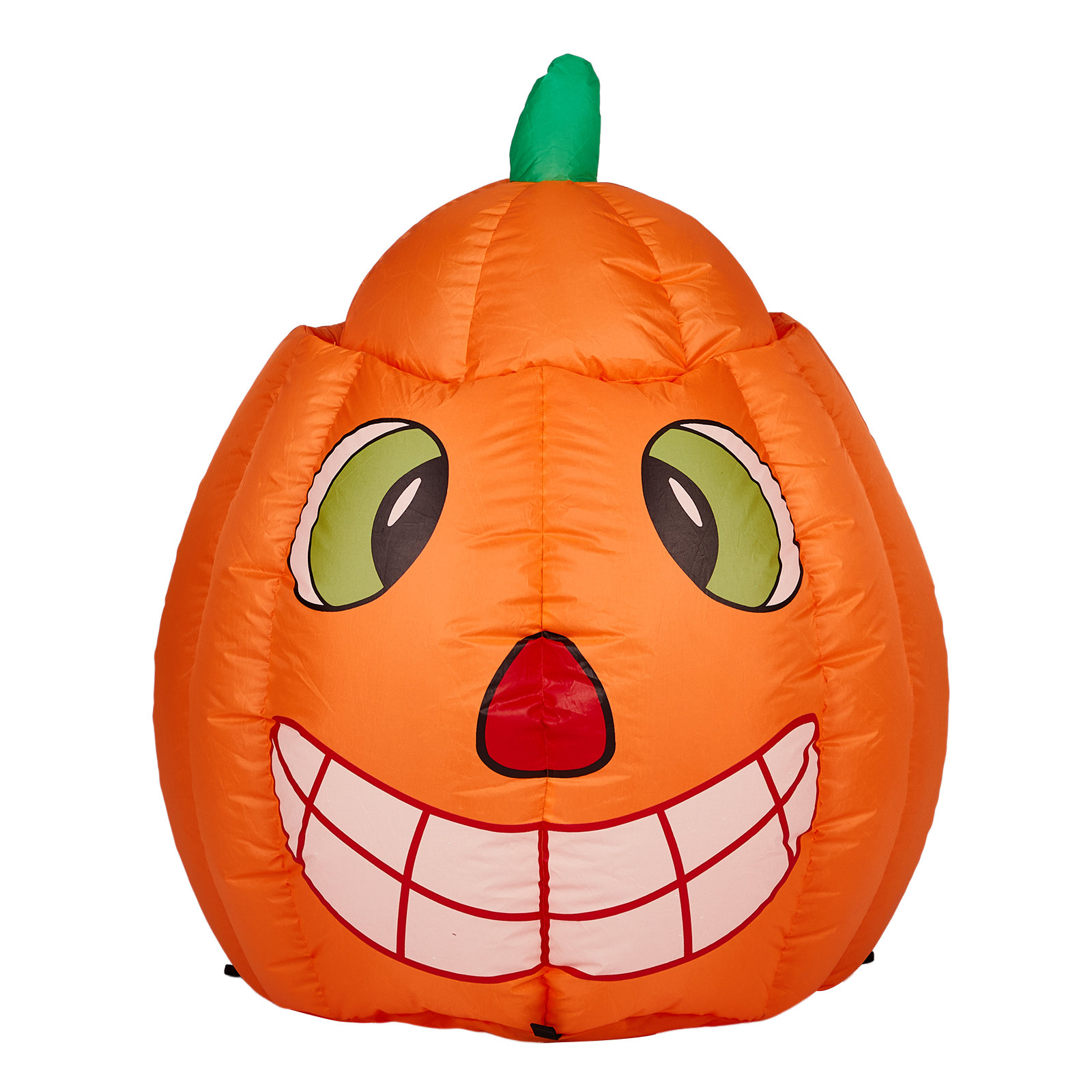 Ebern Designs 2.8 FT Lighted Halloween Inflatables Animated Pumpkin ...