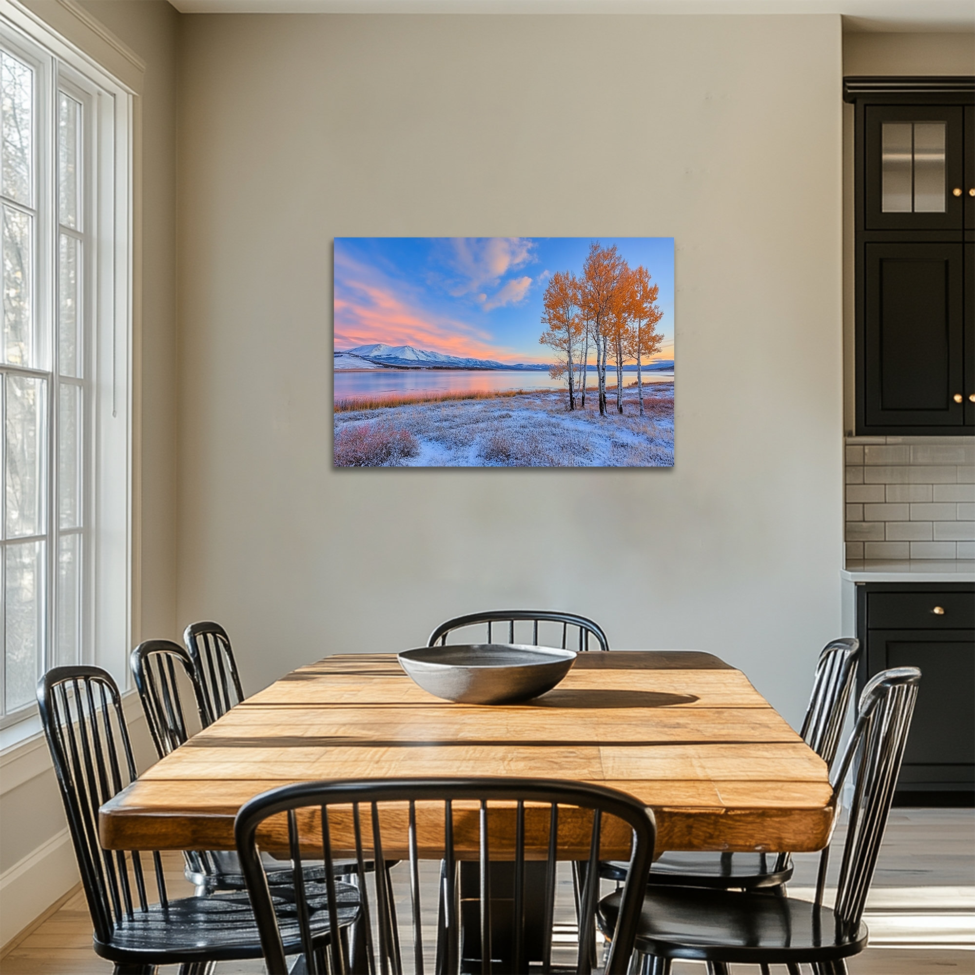 The Holiday Aisle® Large Farmhouse Wall Art - Rustic Window View Frames ...