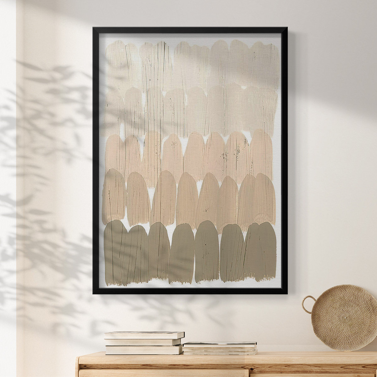 Wrought Studio™ Earth Tone Swatch I -Framed Canvas | Wayfair