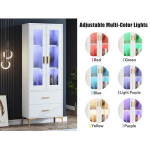 Latitude Run® Cirsten 64.96'' H x 23.62'' W Standard Bookcase & Reviews ...