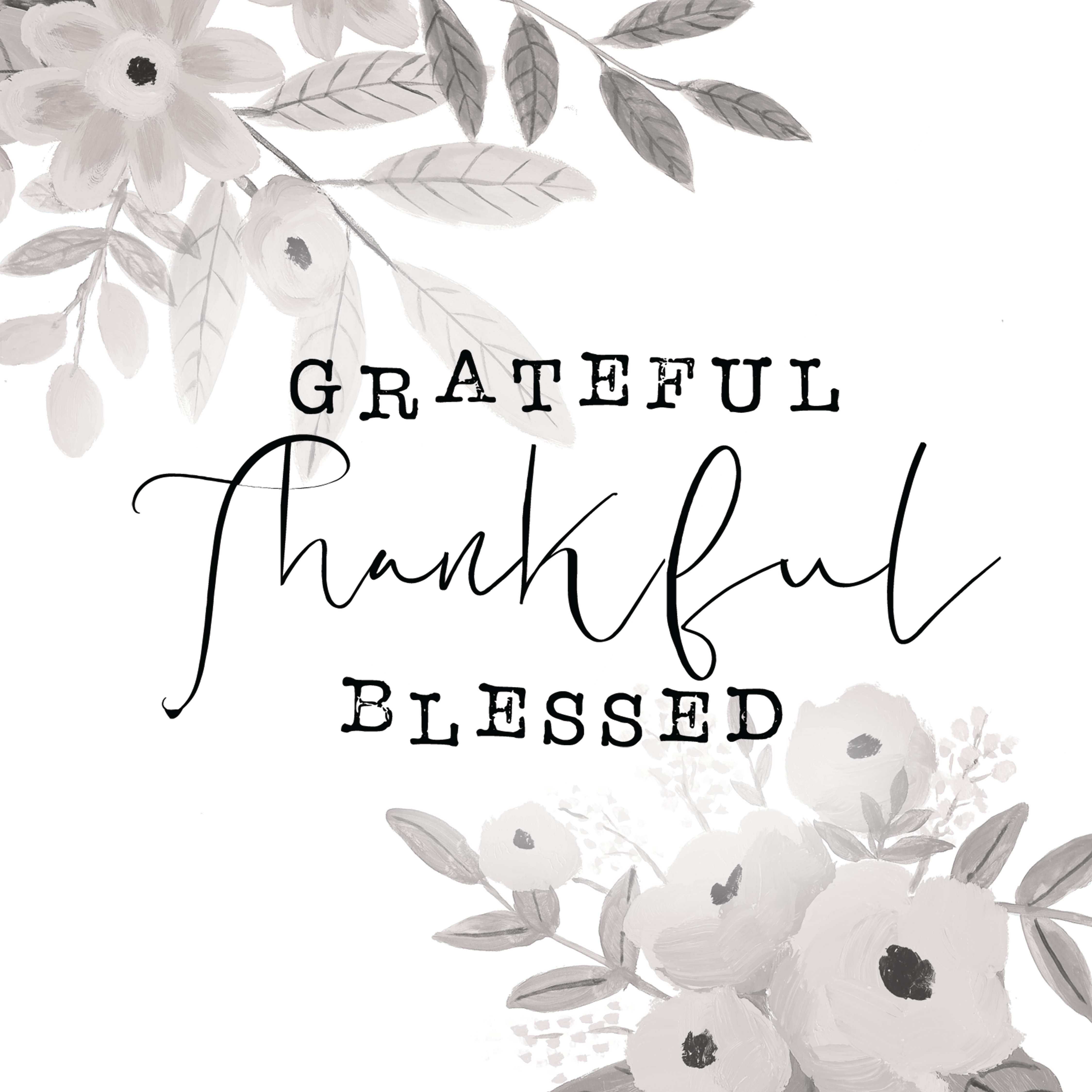 Happy Larry Grateful Blessed Grey 2 | Wayfair.co.uk