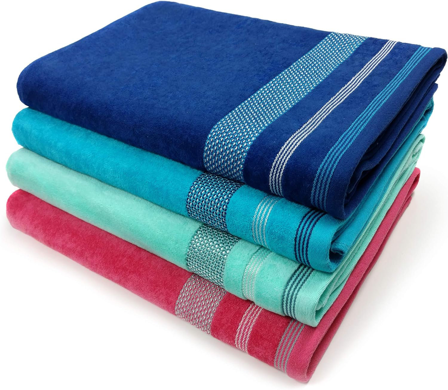 Rosecliff Heights Hawkinsville Velour Dobby Solid Color Beach Towels ...