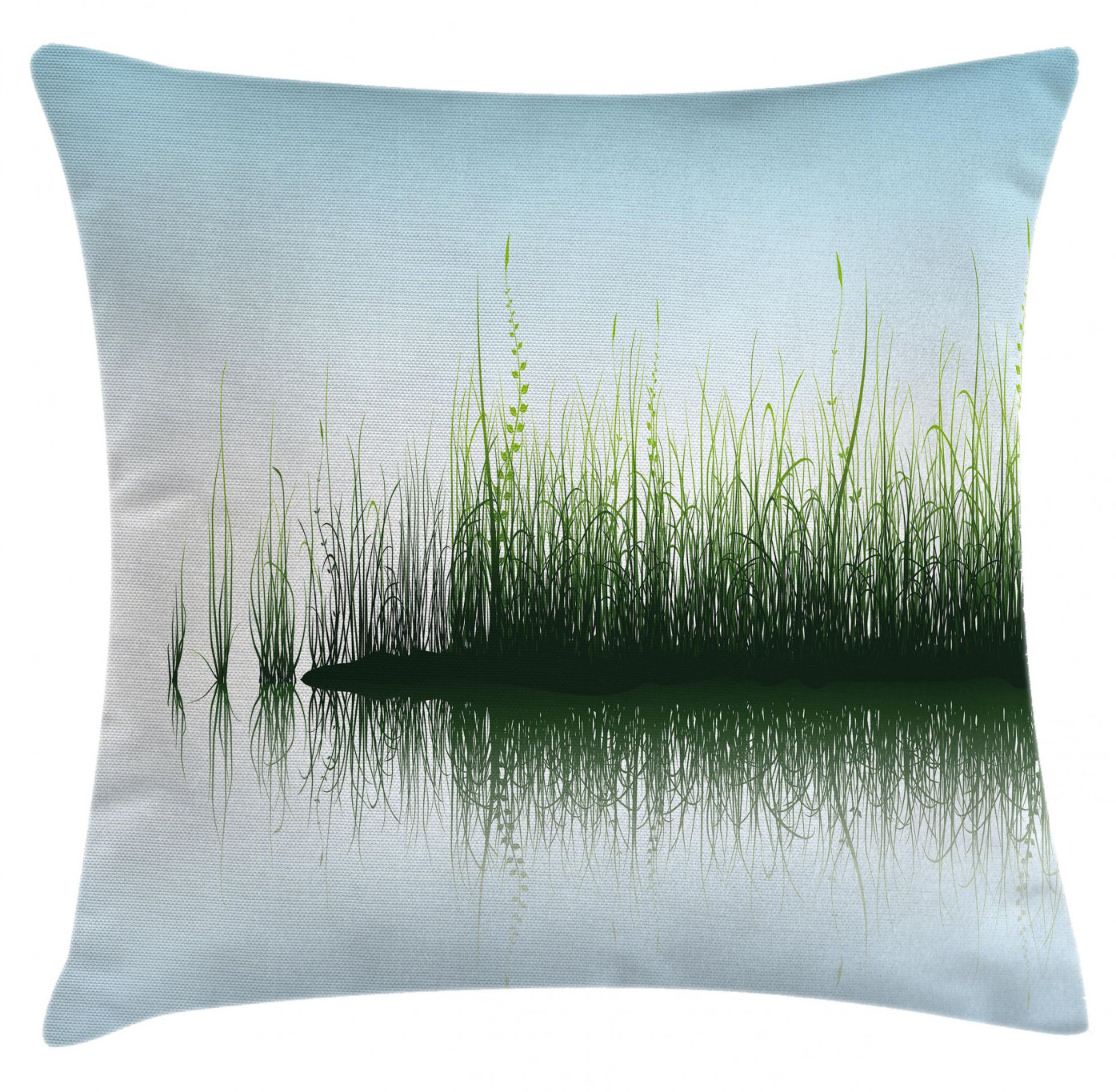 Ambesonne Spring Time Sunset Beams Lake Reflection Indoor / Outdoor 26 ...