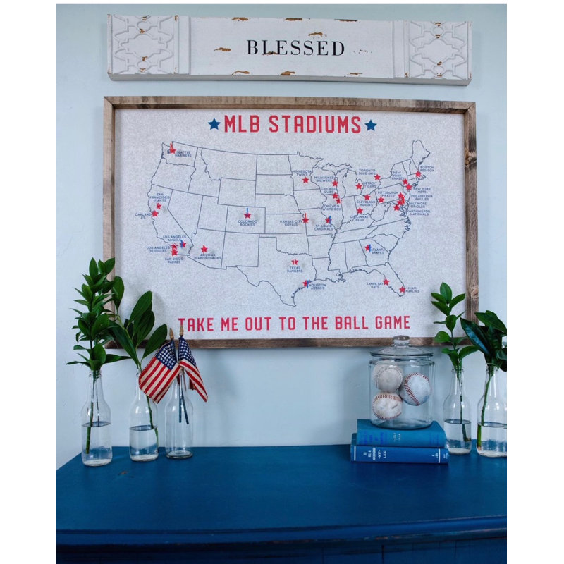 17 Stories Nhl Arena Map Pinboard | Wayfair