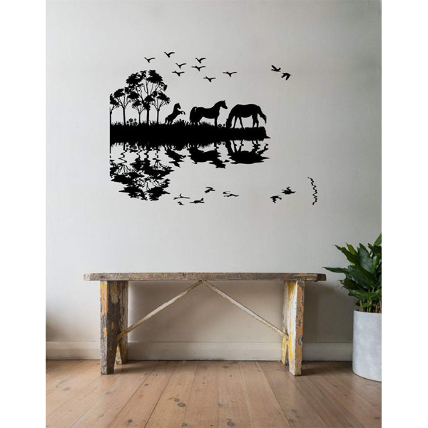 Red Barn Decals Landscape & Nature Non-Wall Damaging Wall Decal ...