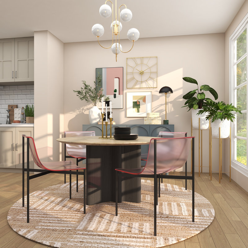 17 Stories Pom CosmoLiving by Cosmopolitan Metal Open Frame Square Wall ...