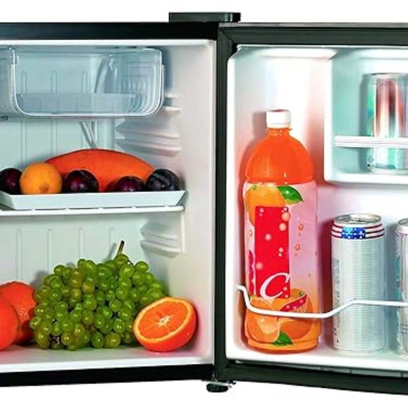 Frigidaire 1.6 Cu. Ft. Compact Fridge, Mini Refrigerator, Stainless ...
