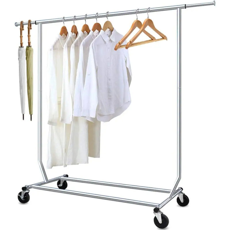 Rebrilliant Folding Clothes Rack | Wayfair