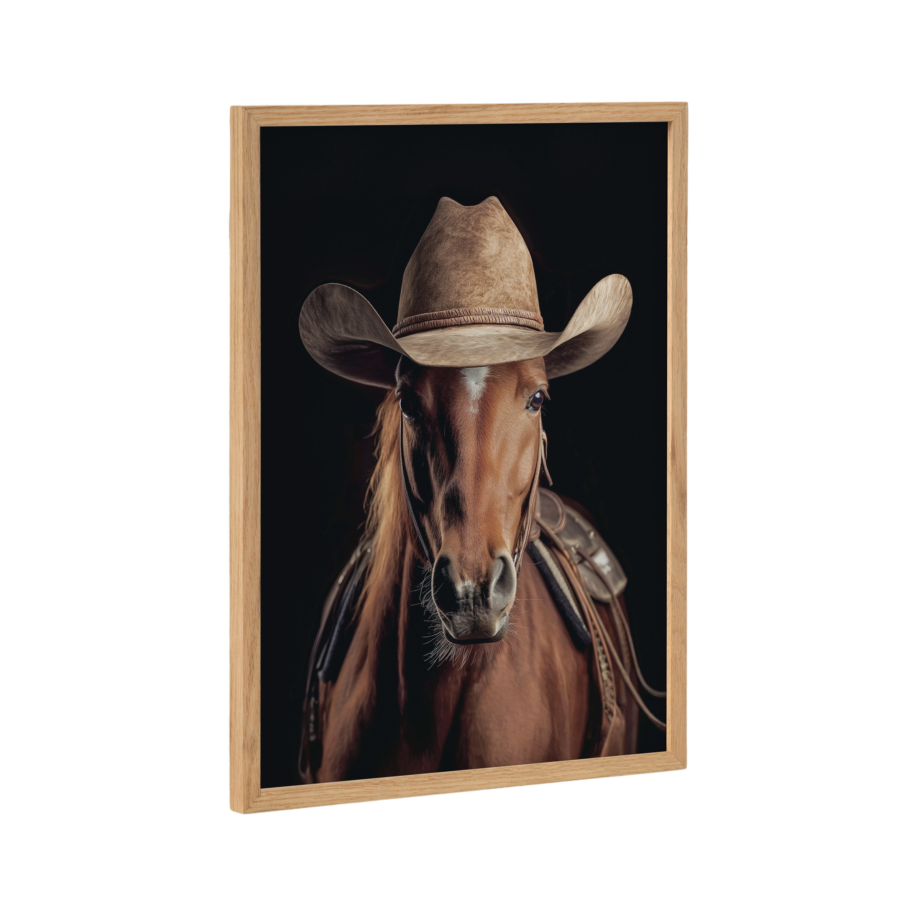 Winston Porter Modern Cowboy Horse Wall Art | Wayfair