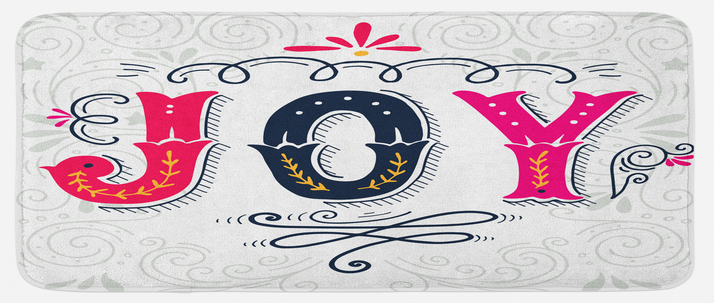 East Urban Home Joy Kitchen Mat | Wayfair