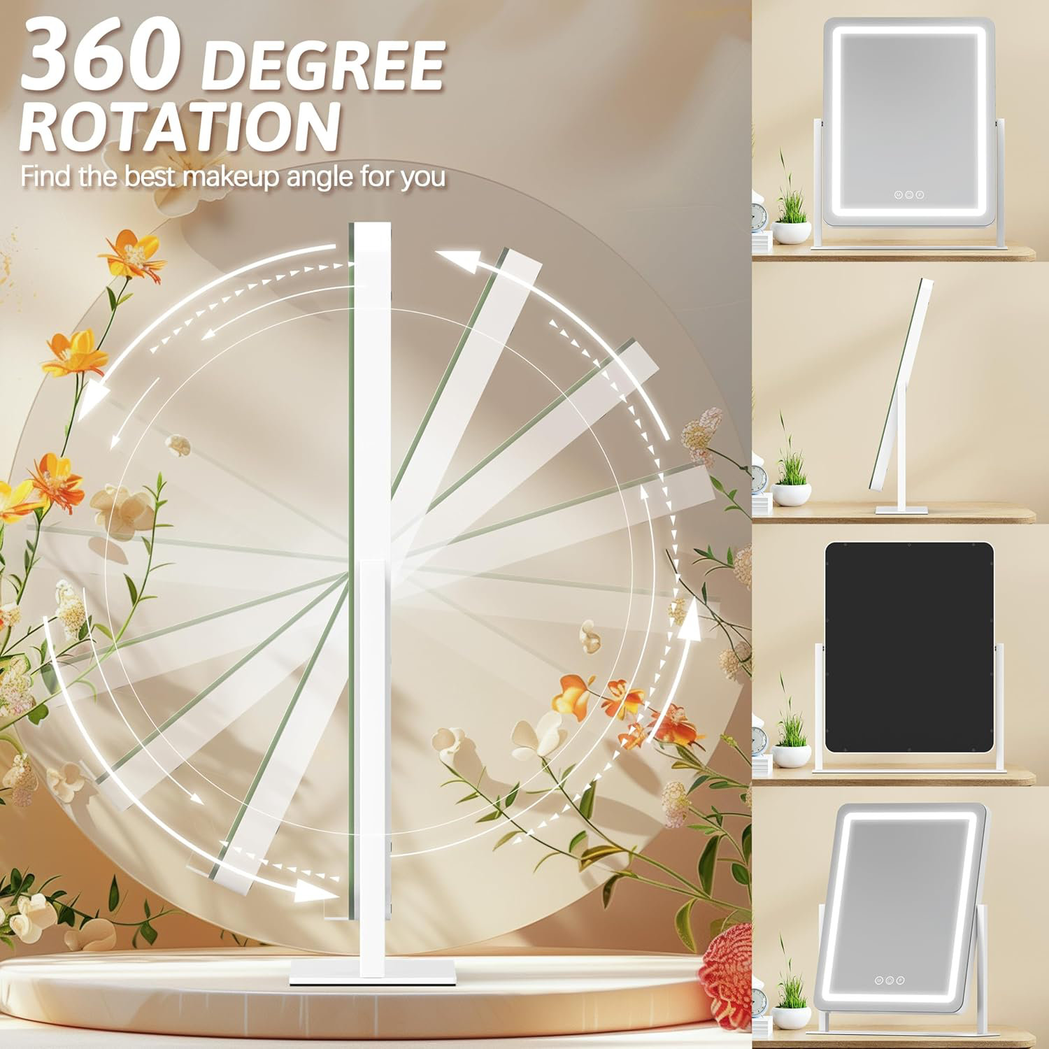 makeup lighting screen