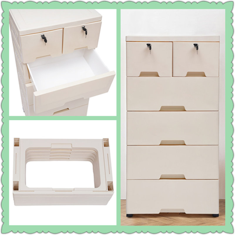 Rebrilliant Julane 6 Drawer Plastic Storage Cabinet W/ Lock & Reviews ...