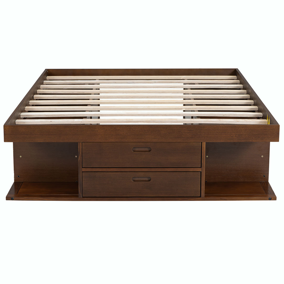 Latitude Run® Multiple Drawers and Shelves Storage Bed Frame | Wayfair