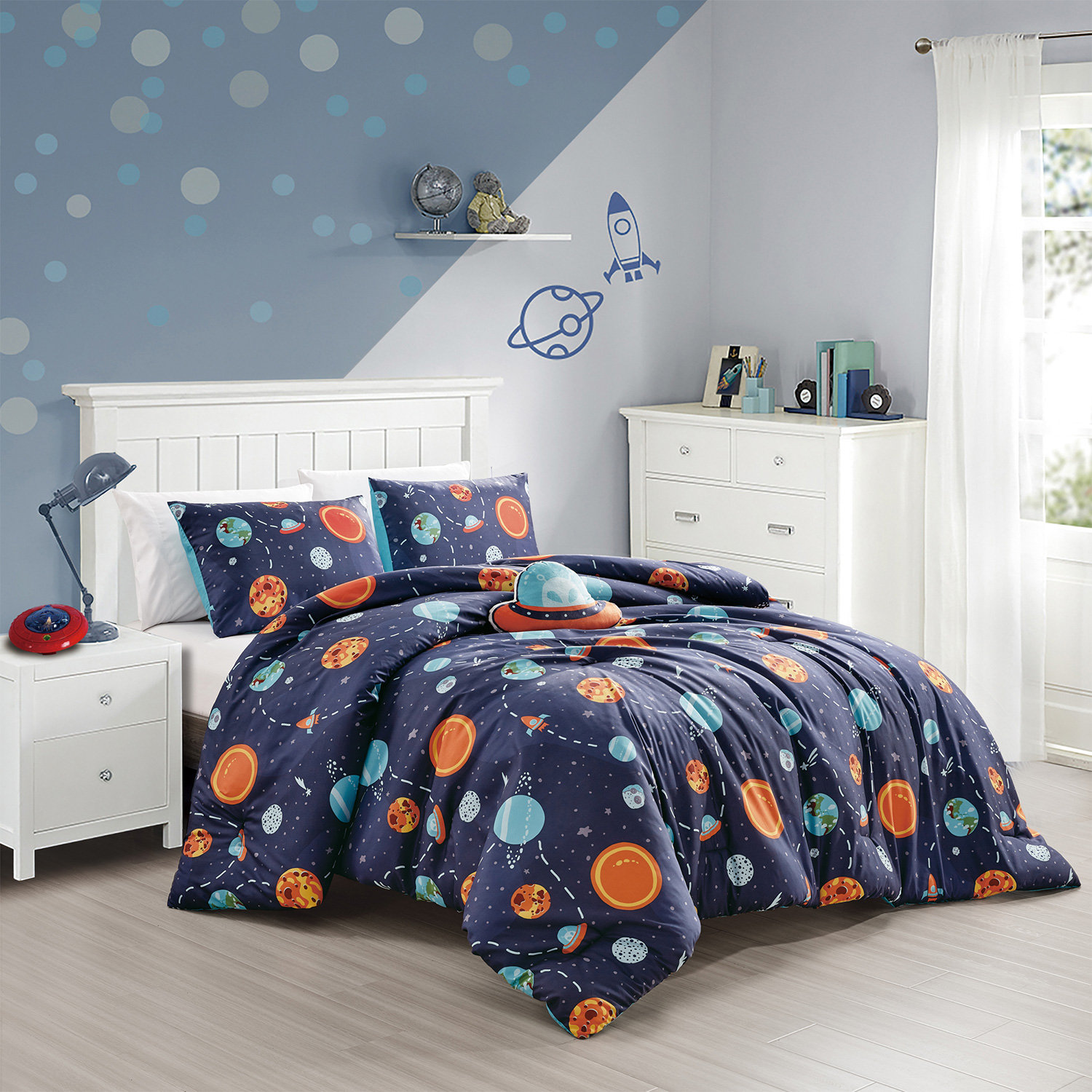 Homechoice International Group 3-4Pcs Brushed Microfiber Print ...