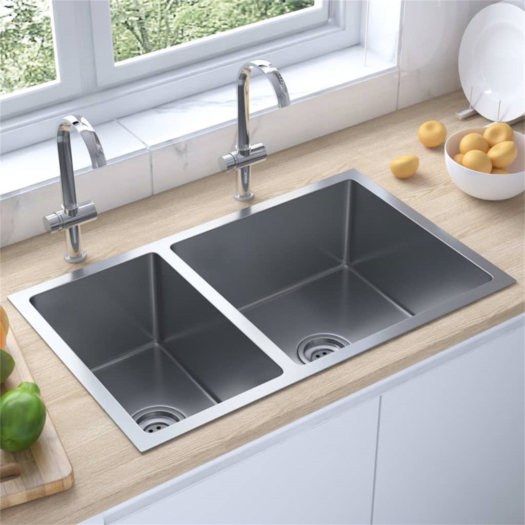 Belfry Kitchen Kitchen Sink Black Stainless Steel | Wayfair.co.uk