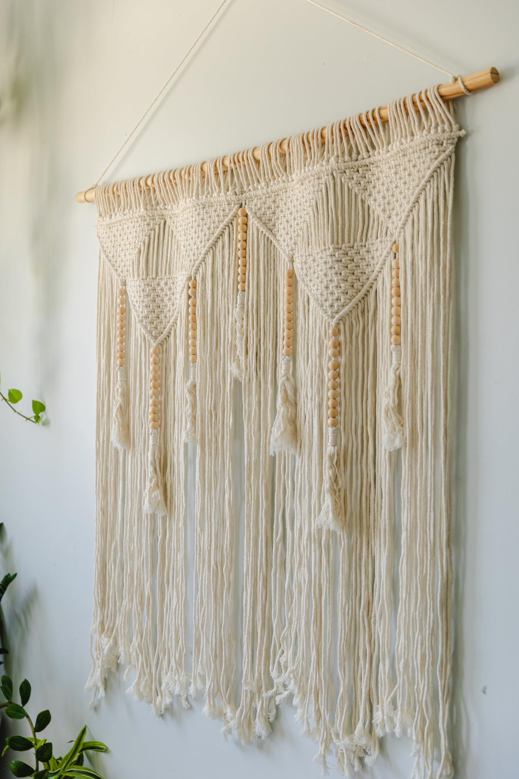 Bungalow Rose Large Macrame Wall Hanging – Durable, Elegant Home Decor ...