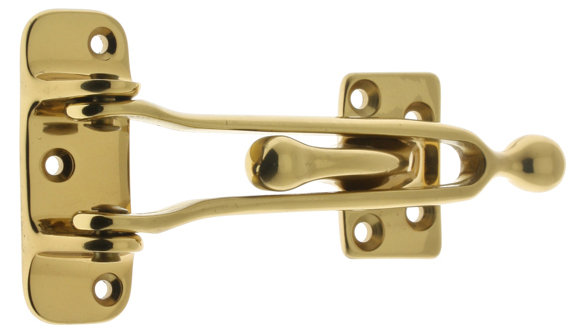 idh by St. Simons Solid Brass Security Guard with Ball End | Wayfair