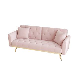 Pink Futons You'll Love | Wayfair