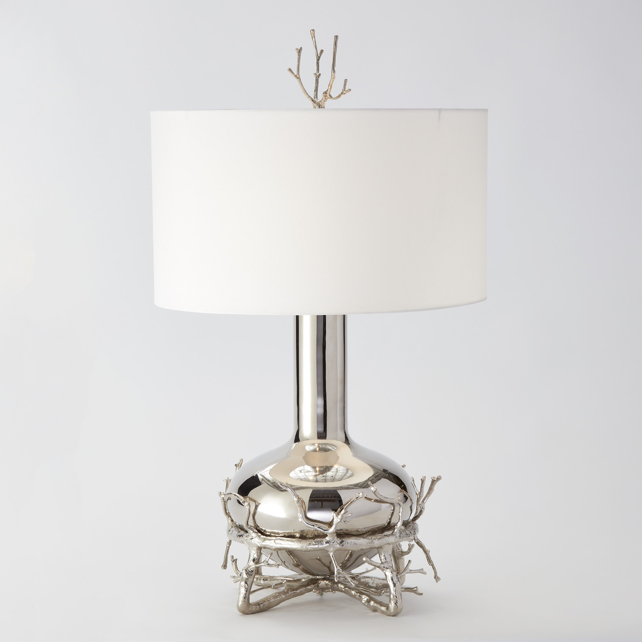 Global Views Fat Nickel Twig Table Lamp | Wayfair