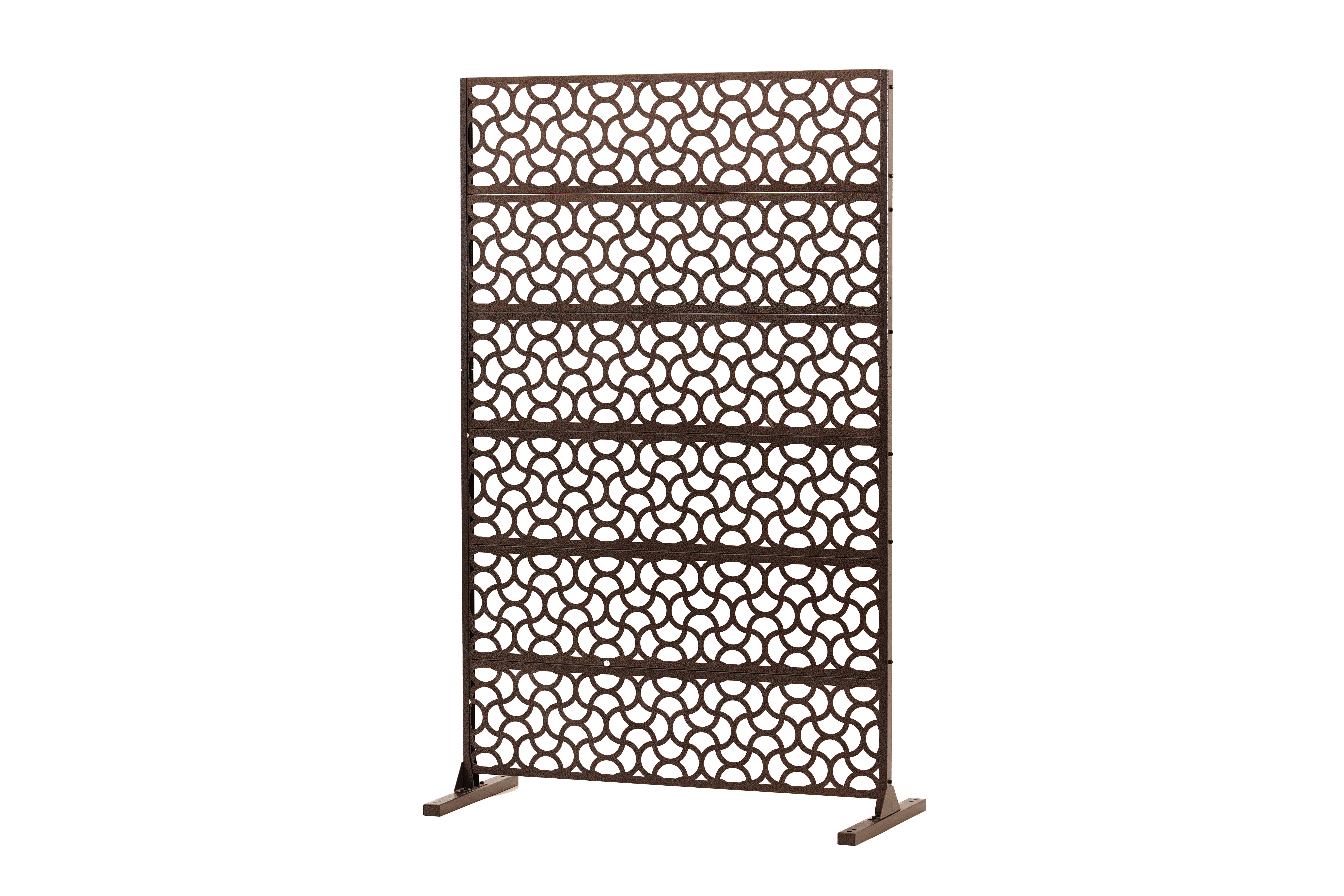 EASCOM Yoan Patio Outdoor Privacy Screen 6 - Panel Freestanding ...