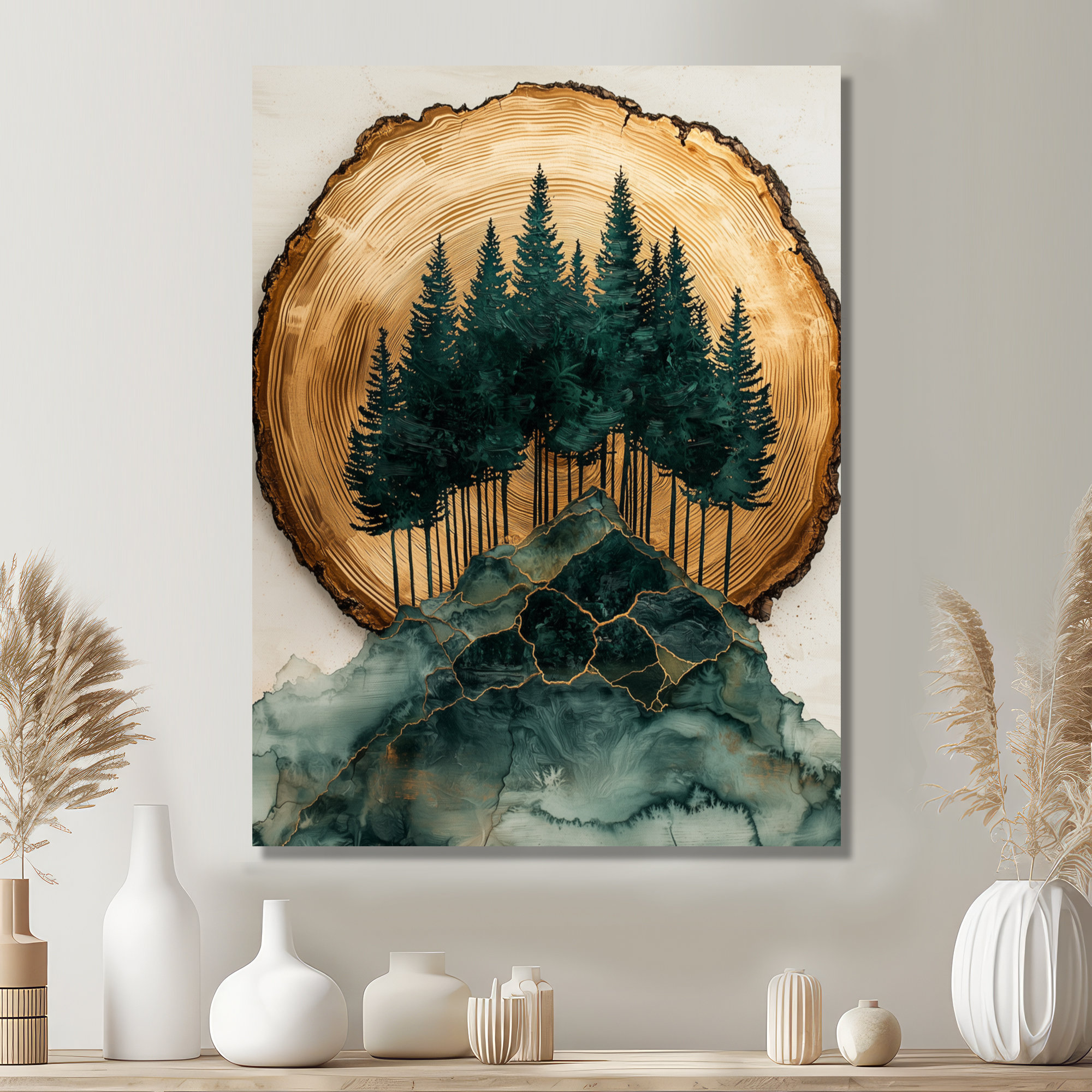 Millwood Pines Gine - Landscapes Canvas Wall Art | Wayfair