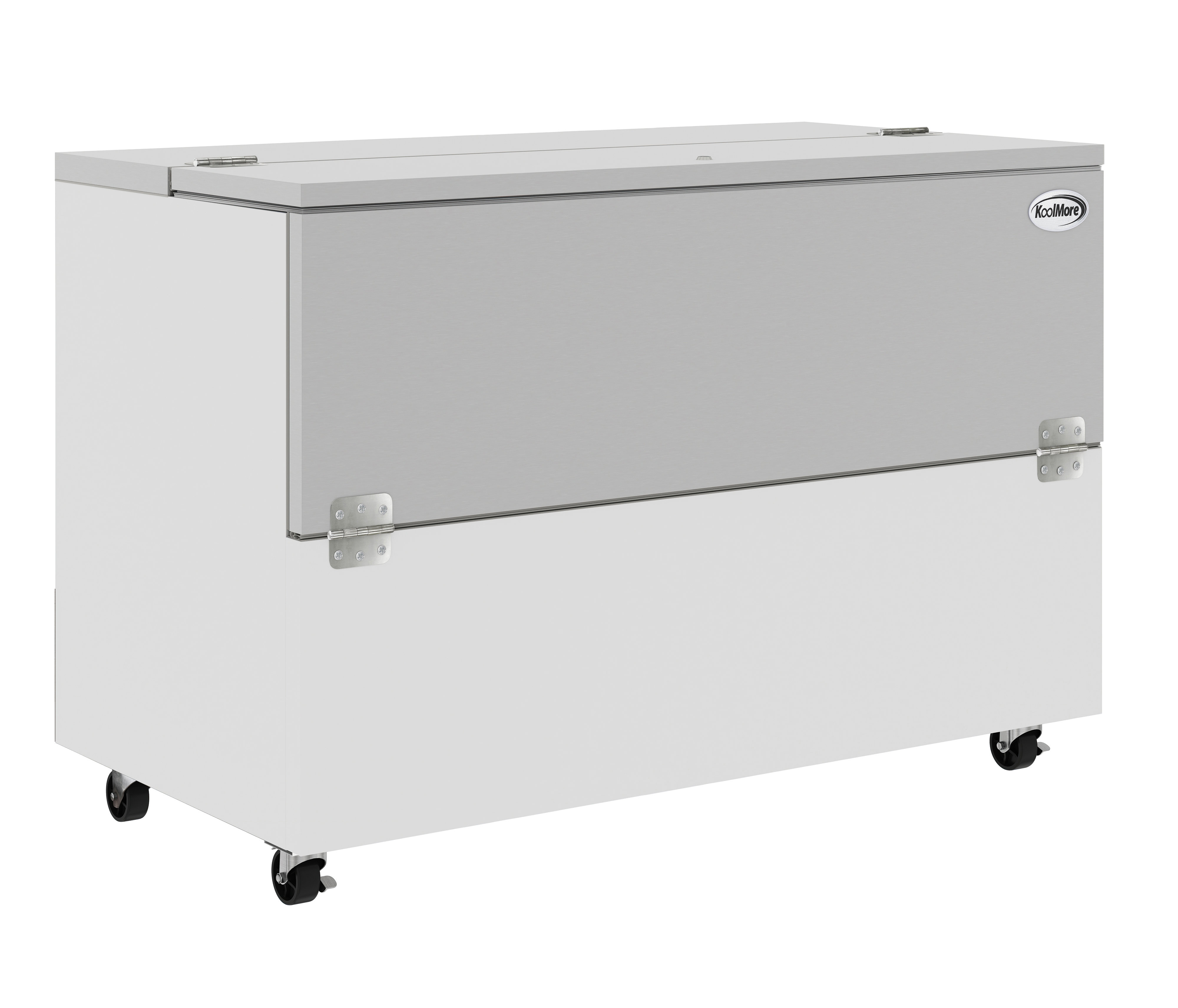 KoolMore 58 in. Commercial Milk Cooler for School and Cafeteria,16 ...