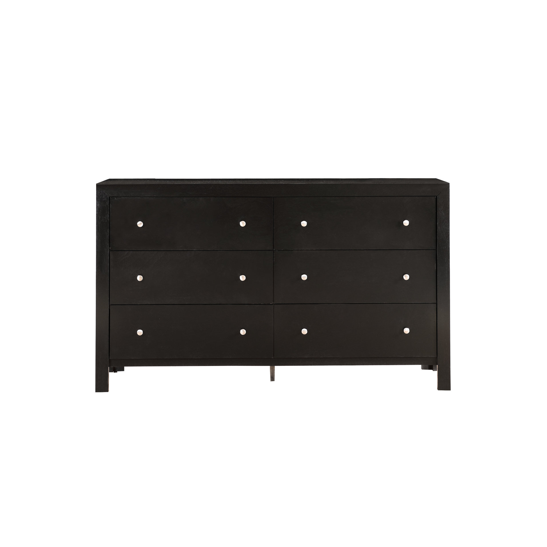 Corrigan Studio® Black Dresser G2450-d - Particle Board Construction ...
