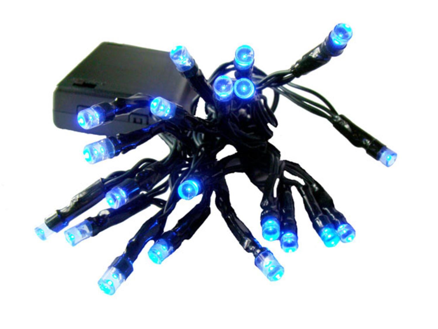 The Holiday Aisle® 20 Battery Operated Blue LED Wide Angle Christmas ...