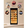 Prep & Savour Cigar Climate Control Cabinet, Prep & Savour Mon1800a ...