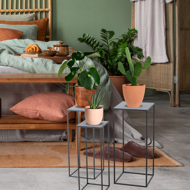 Latitude Run® Brambory Square Plant Tables | Wayfair