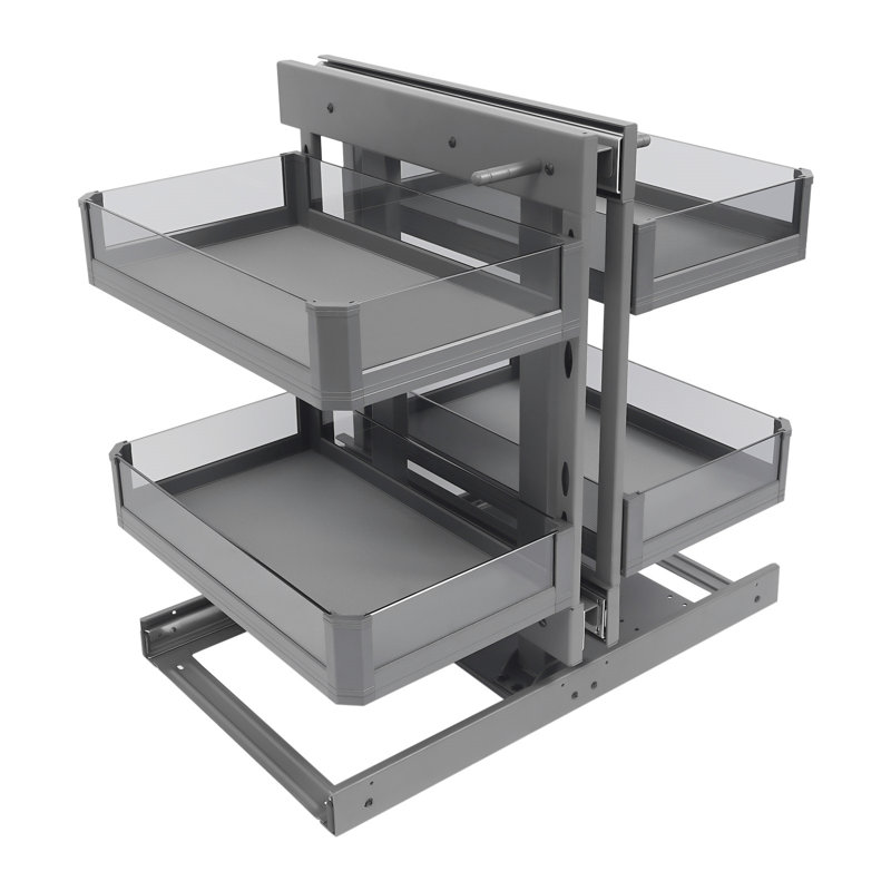 Rebrilliant Blind Corner Cabinet Pull-Out Organizer | Wayfair