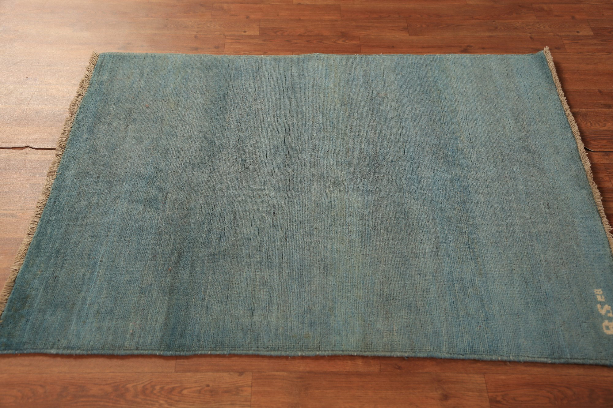 Hokku Designs Blue & Green Wool Gabbeh Oriental Rug 2x4 | Wayfair