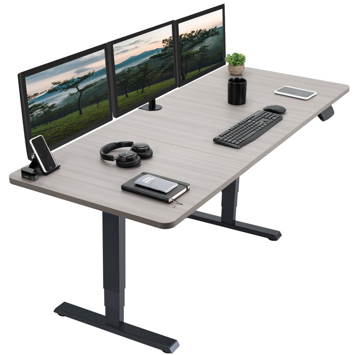 VIvo Electric 71" x 30" Stand Up Desk Workstation, 2B7B Series ...