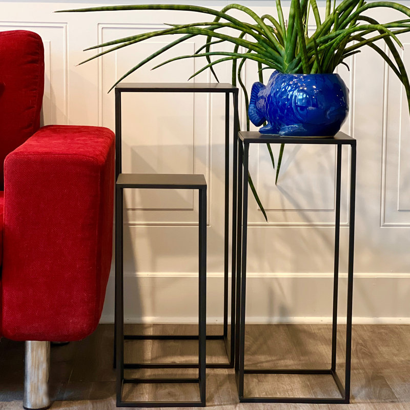 Latitude Run® Brambory Square Plant Tables | Wayfair