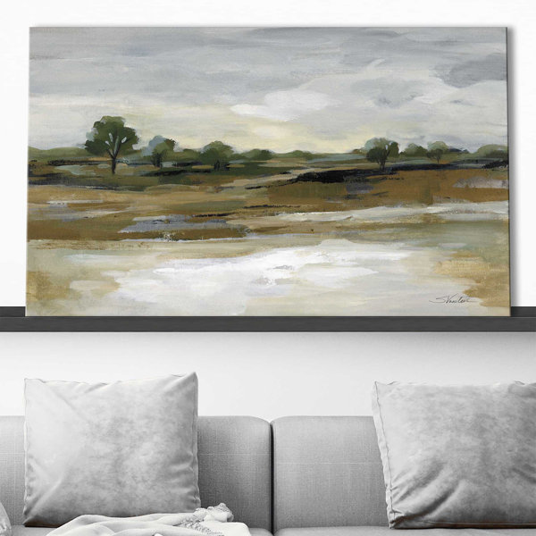 Loon Peak® " Cool April Day Crop " Painting Print on Canvas - Wayfair ...