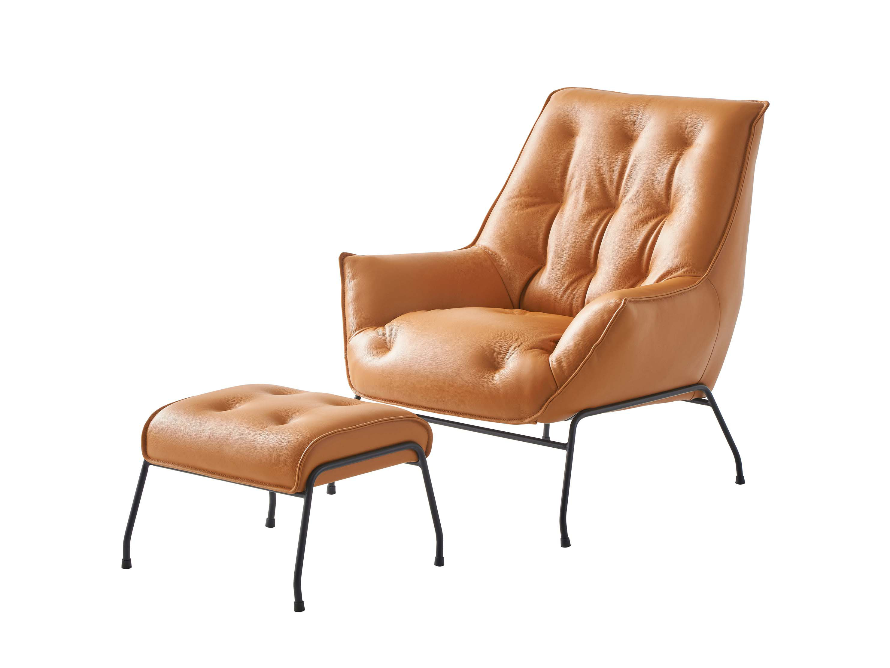 Hokku Designs Zusa Sandstone Accent Chair & Ottoman | Wayfair