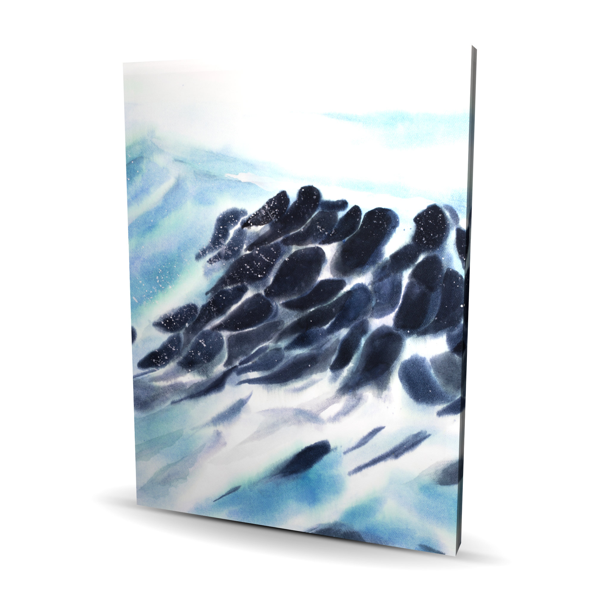 Begin Edition International Inc. Sea Waves with Paint Splash - Waves ...