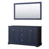 Wyndham Collection Avery 59" Double Bathroom Vanity Base Only | Wayfair