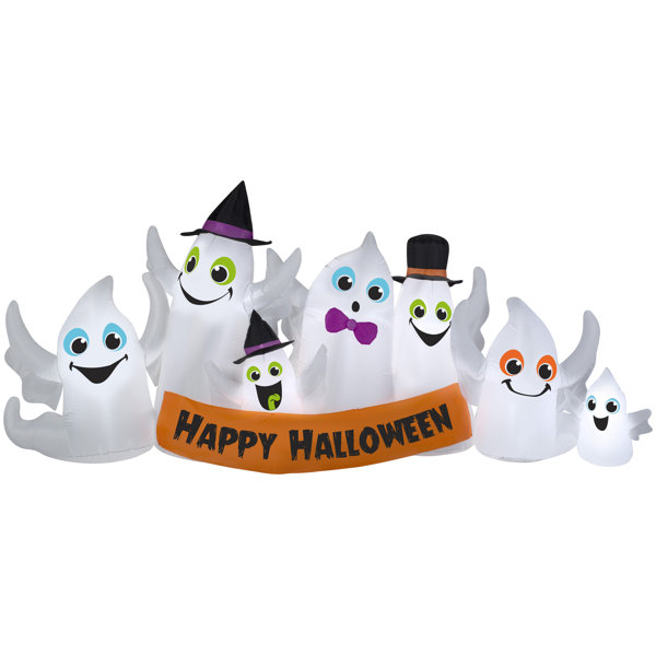 Gemmy Industries Airblown Ghost Party Scene OPP WM Inflatable - Wayfair ...