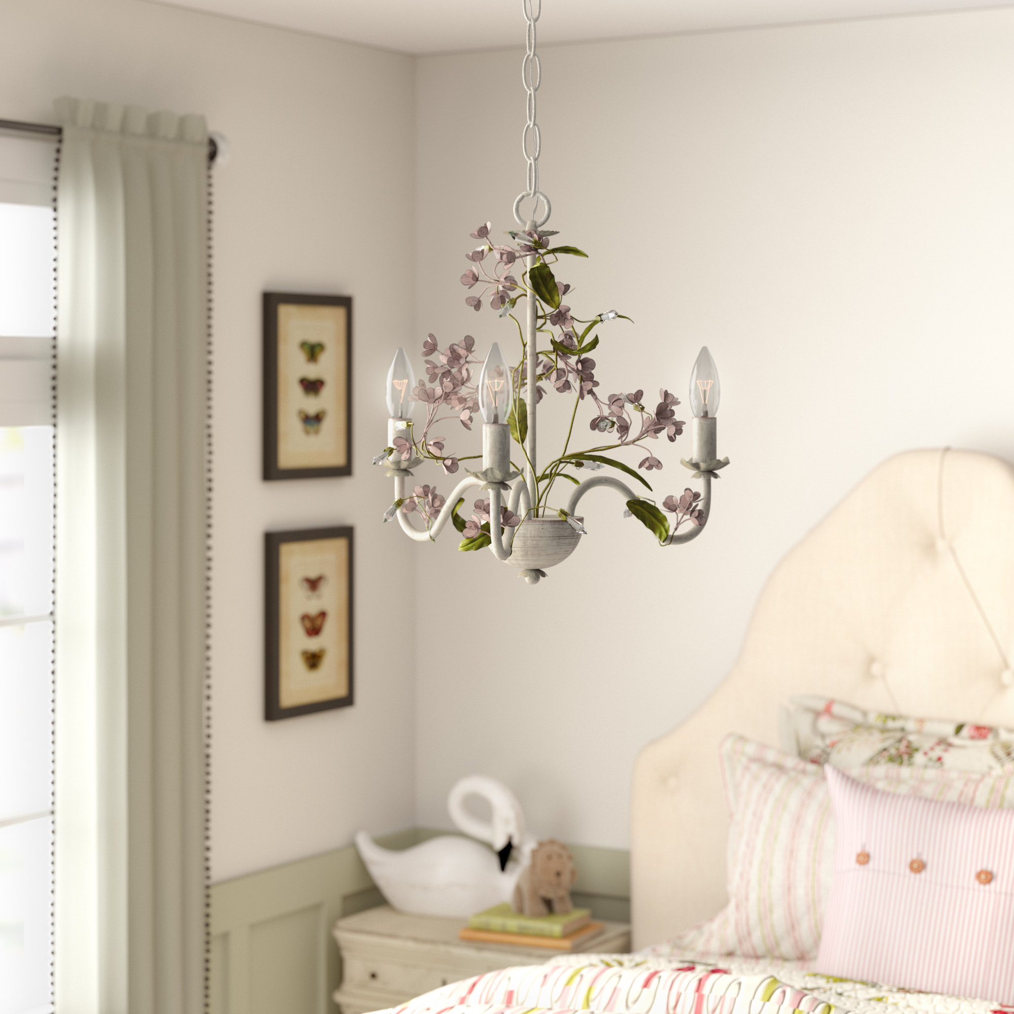 Charlton Home® Suus 3 - Light Candle Style Classic / Traditional Chandelier & Reviews | Wayfair