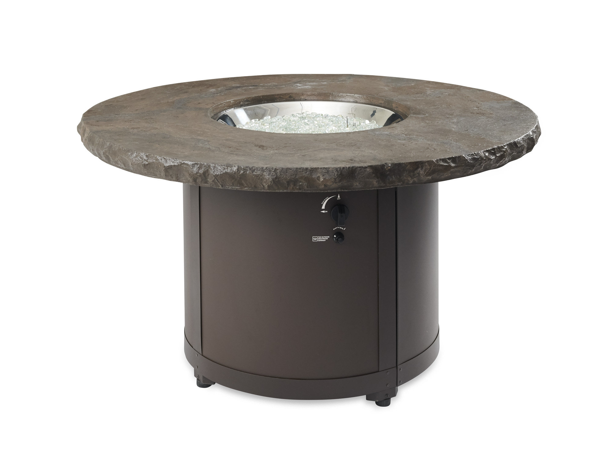 The Outdoor GreatRoom Company Beacon Steel/Concrete Propane/Natural Gas ...