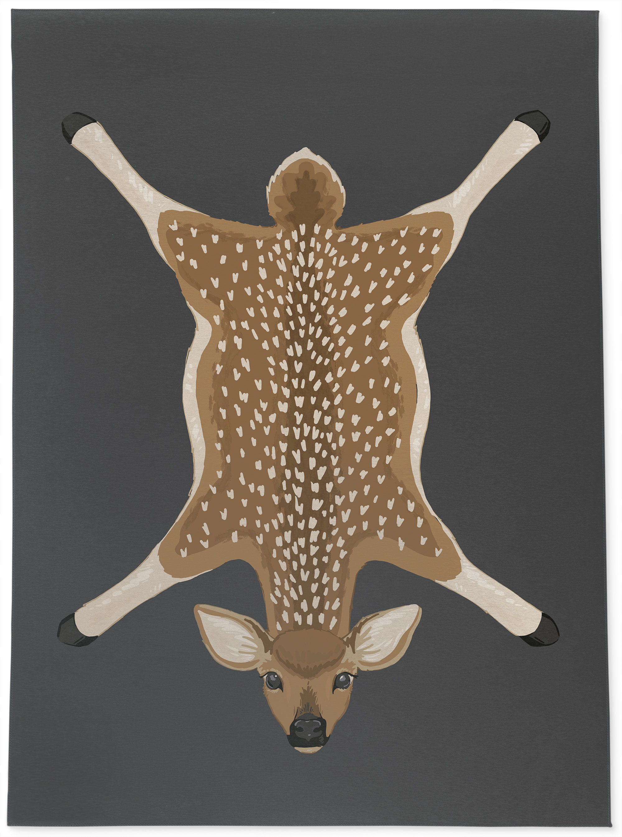 Loon Peak® FAWN CHARCOAL Area Rug By Loon Peak® | Wayfair
