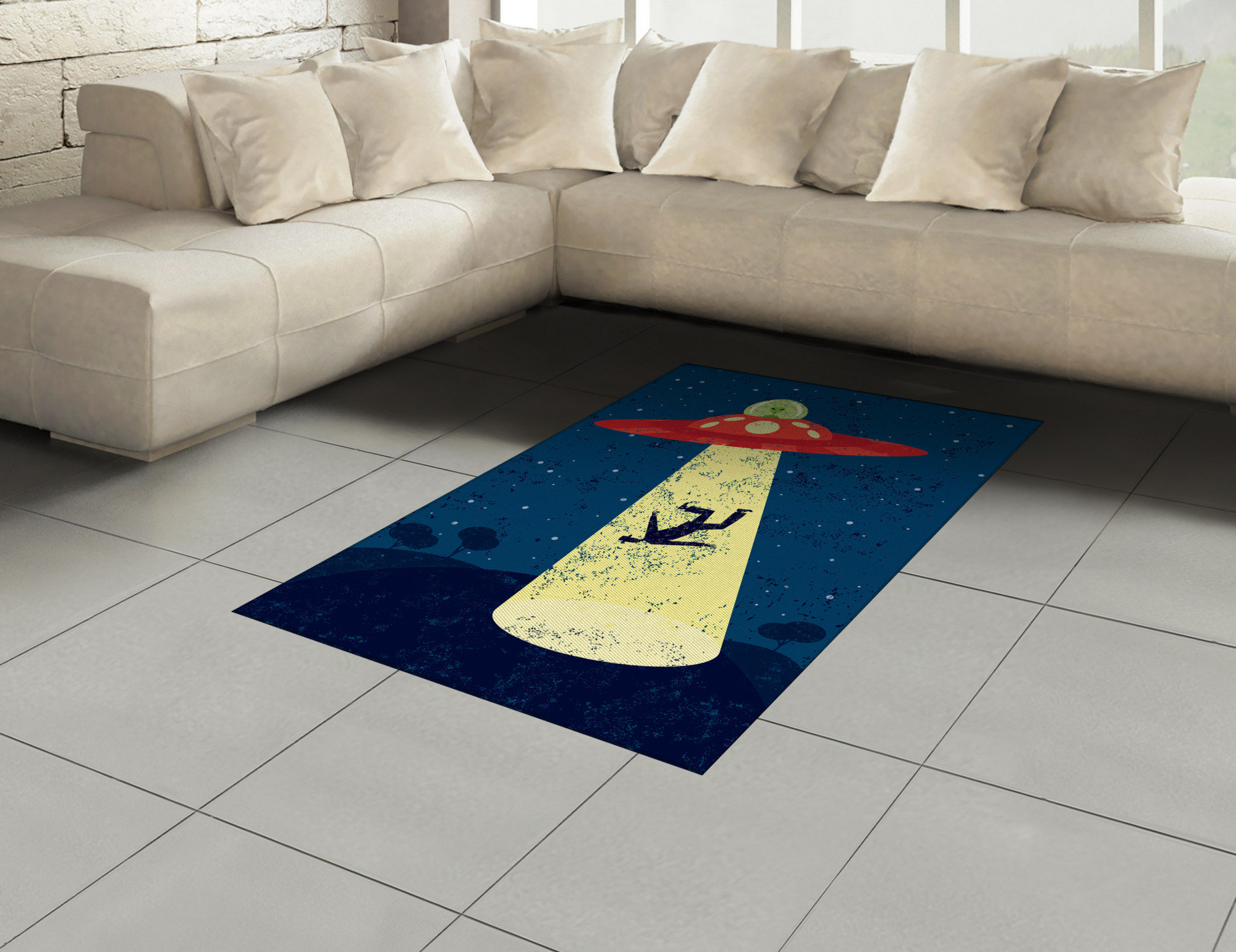 East Urban Home Cartoon High Density Long Fiber Poly Threads Decorative ...